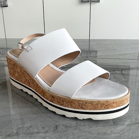 Jon Josef | Shoes | Jon Josef White Cool Platform Sandals Limited ...